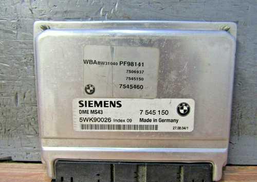 Блок управления двигателем бмв Х5 Е53 12147545150