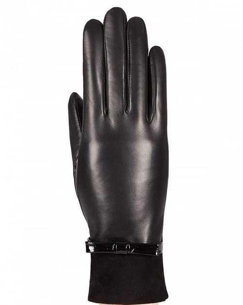 Перчатки кожаные eleganzza IS810 black р.7,5