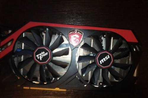 Продаётся видеокарта MSI geforce GTX 760 2g ddr5