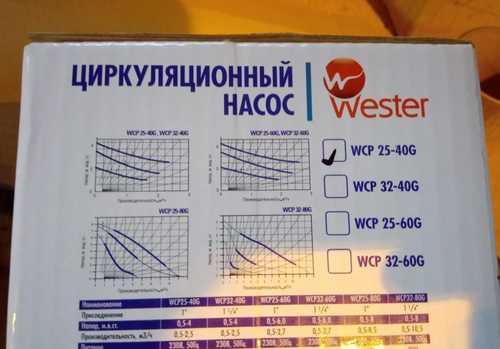 Насосы Wester