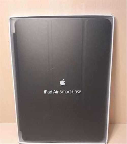 Чехол-обложка iPad Air черный кожаный