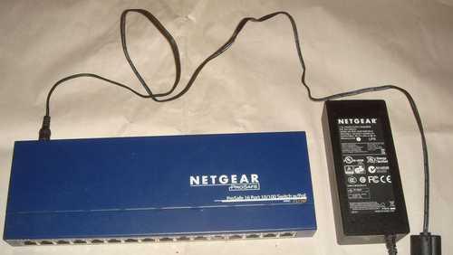 Коммутатор netgear ProSafe FS116P