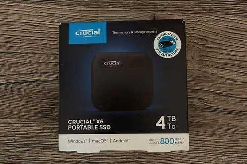 Crucial x6 portable ssd 4 tb