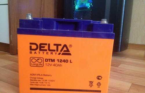 Аккумулятор delta dtm 1240l