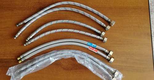 Гибкая подводка для смесителей новая 35-45см