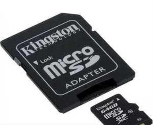 Карта памяти microsd 64