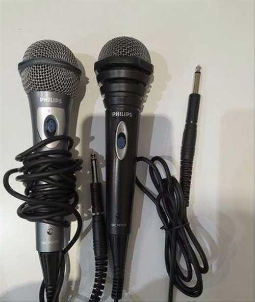 Микрофон для караоке 2 шт