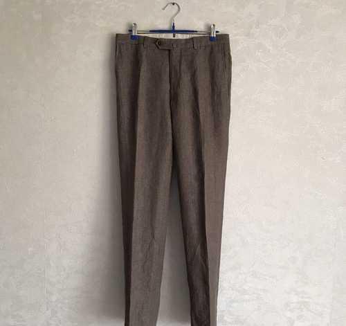 Льняные летние брюки Ermenegildo Zegna