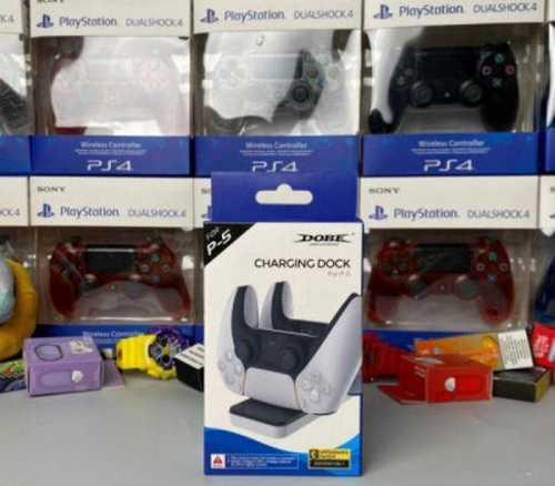 Зарядная станция для геймпадов Dualshock 4 PS4 Sli