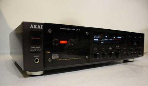 Akai GX-6 Трехголовая кассетная дека Japan