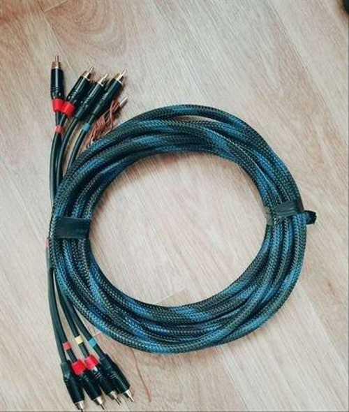 Межблочный кабель 4RCA-4RCA