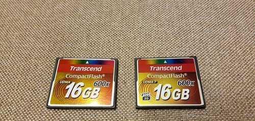 Transcend CF Compact Flash 16Gb 600x