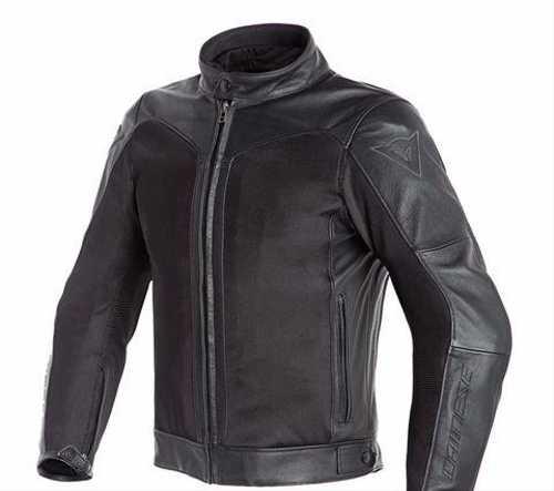 Кожаная мотокуртка Dainese corbin D-DRY 631 black