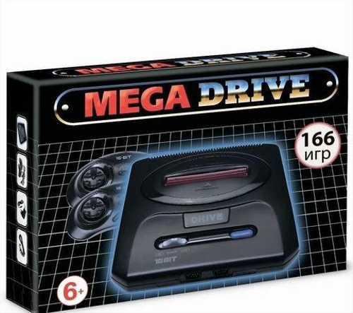 Игровая приставка 16bit MegaDrive Classic 166 игр