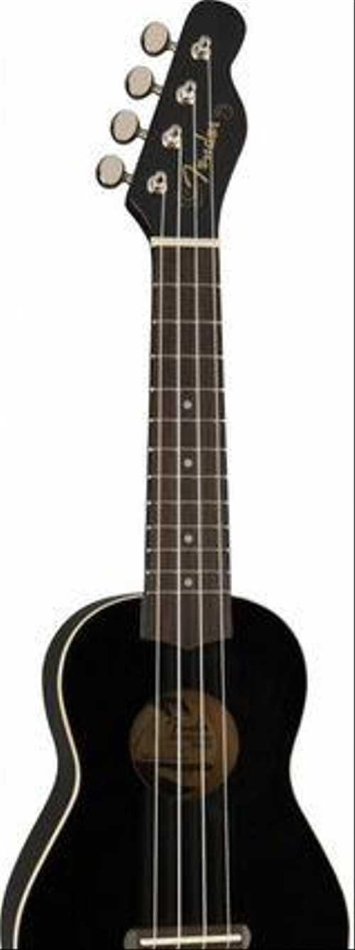 Укулеле сопрано Fender Ukulele Venice Black