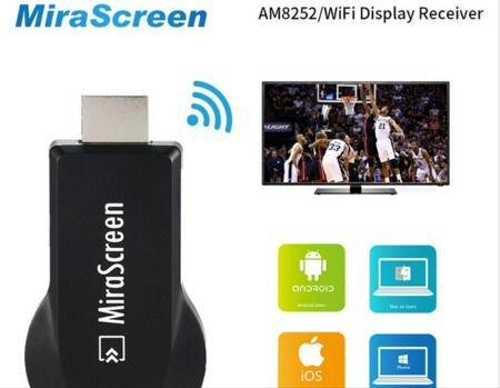 Медиаплеер Wi-Fi Smart TV Mirascreen новый