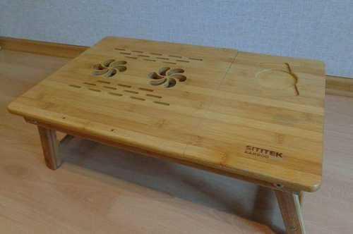 Столик для ноутбука бамбуковый