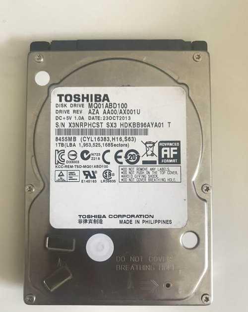 HDD 1TB Toshiba MQ01ABD100
