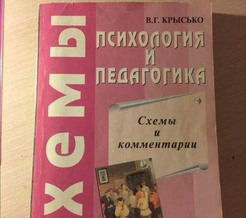 Психология и Педагогика схемы В. Г. Крысько