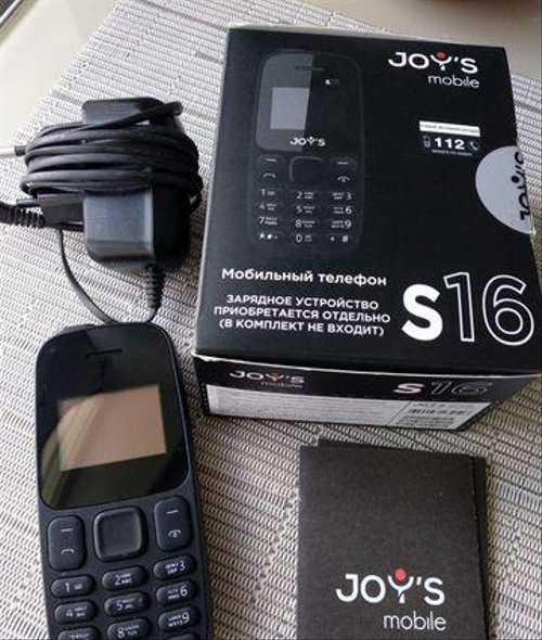 Мобильный телефон новый Joy's s16