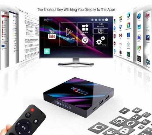 Тв приставка smart-tv BOX H96MAX 2/16