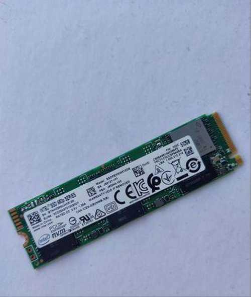 SSD M2 nvme 512 Gb Intel ssdpeknw512G8 + Windows 1
