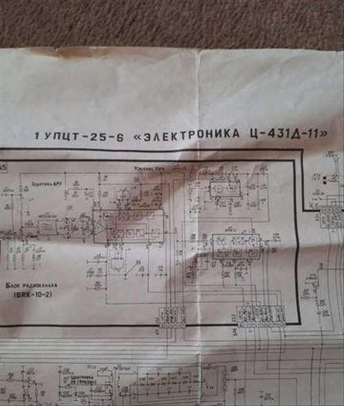 Детали к телевизору Электроника 431Д
