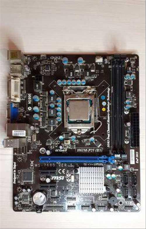 Материнская плата H61m-P25 (b3) Lga 1155