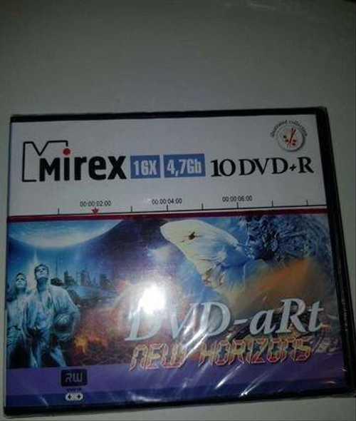Диски DVD-R 16X 4.7Gb 10шт