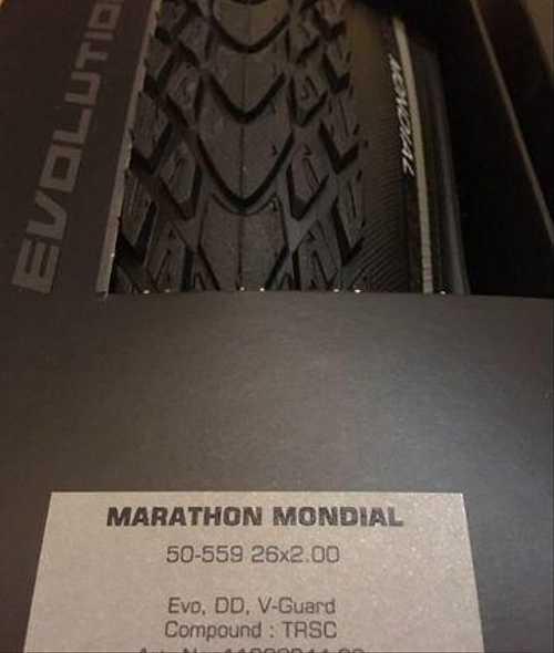 Покрышка Schwalbe marathon mondial 26х2,0