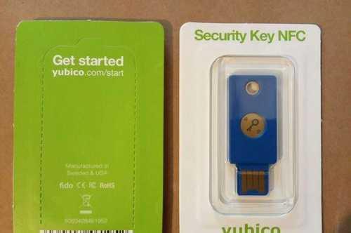 Ключ безопасности с NFC U2F Yubikey от Yubico