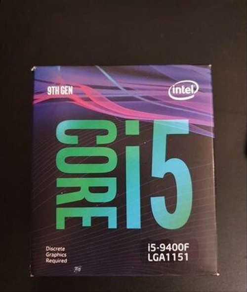 Процессор intel core i5 9400F