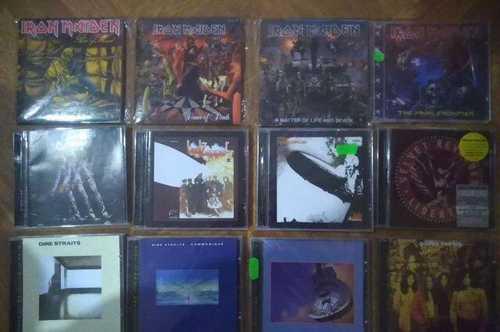CD рок, хард рок Iron Maiden, Led Zeppelin и многи