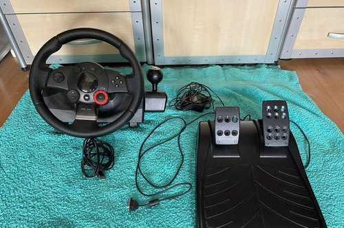 Игровой руль Logitech driving force gt