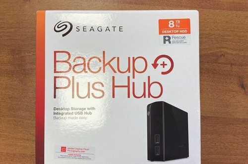Внешний жёсткий диск Seagate backup plus hub 8 TB