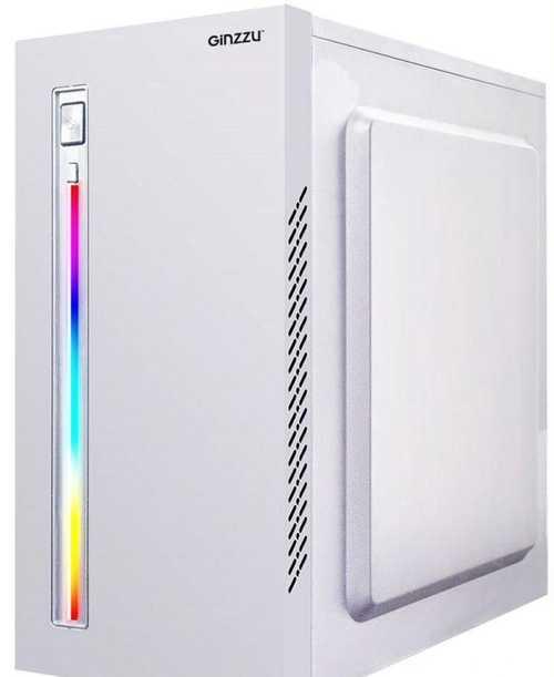 Корпус Ginzzu D380 RGB White + Xilence XPF80