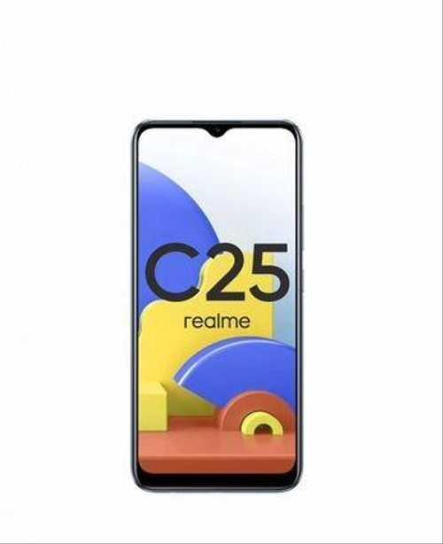 Смартфон realme C25 4/64GB Синий