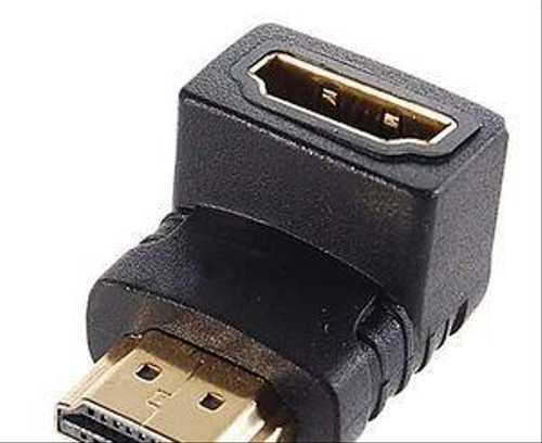 Коннектор hdmi - hdmi (Г-образный) 5bites HA1005