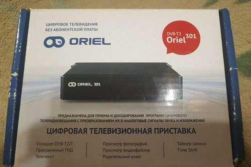 Тв приставка Oriel 301 ресивер с тюнером DVB-T2
