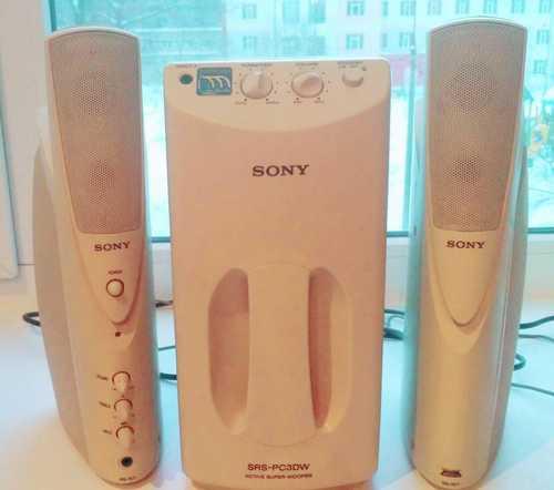 Колонки Sony srs-pc71 + саббуфер Sony srs-pc3dw