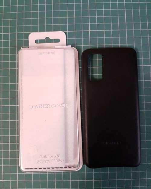 Чехол Samsung Leather Cover S20, Black