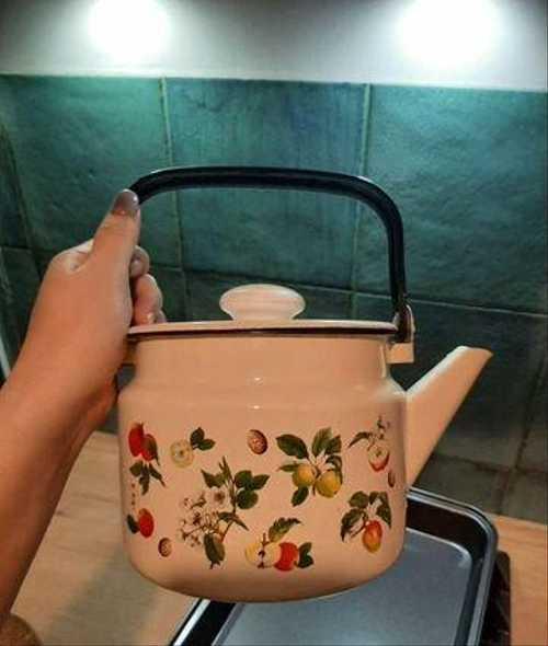 Чайник эмалированный