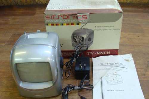Мини телевизор-радио sitronics STV-M601N