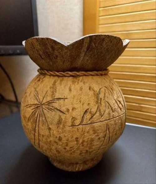 Декор/шкатулка/ваза из кокоса