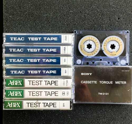 Тестовые и измерительные кассеты Teac Abex Sony