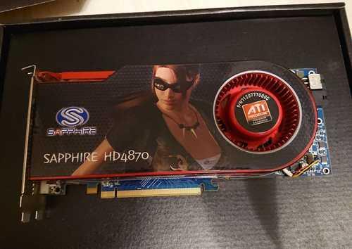 Sapphire Radeon HD4870 512M