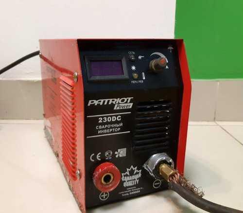 Сварочный инвертор patriot Power 230 DC MMA