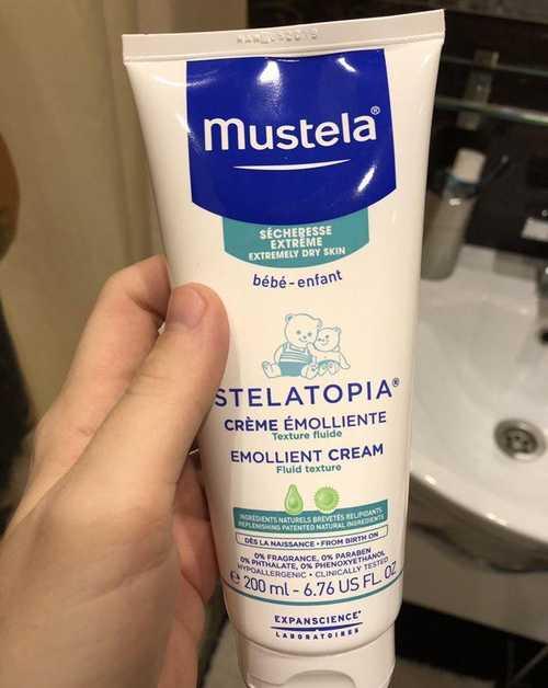 Крем эмульсия Mustela (Мустела) Stelatopia 200мл