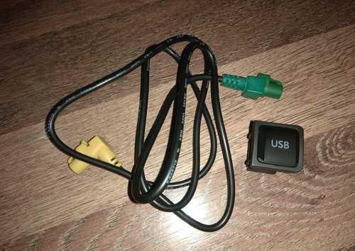 Кабель USB, OEM розетка VW/Skoda для RCD510 RCD315
