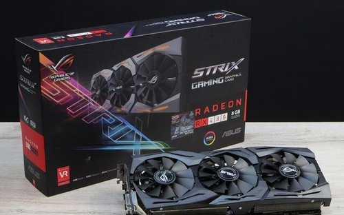 AMD Radeon RX480 8GB asus strix
